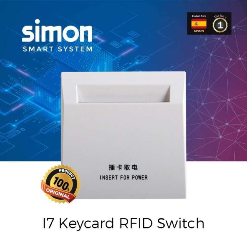 Jual Saklar Simon I7 Series Rfid Keycard Switch - Dark Grey Di Seller ...