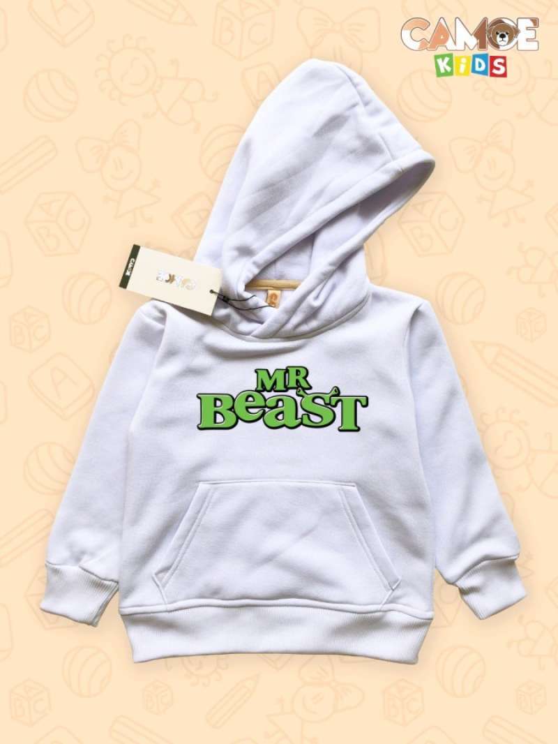 Promo Hoodie Anak Mr beast x Shrek Puff Diskon 23% di Seller Baxia ...