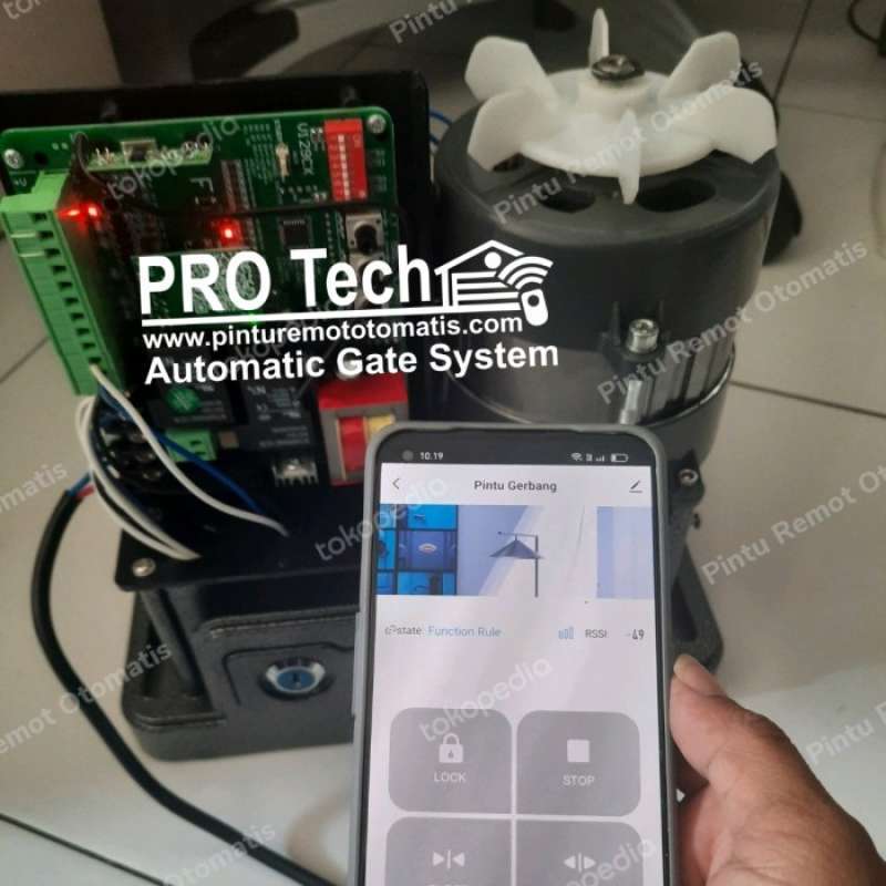 Promo Modul Wifi Automatic Sliding Gate Pembuka Mesin Pintu Gerbang ...