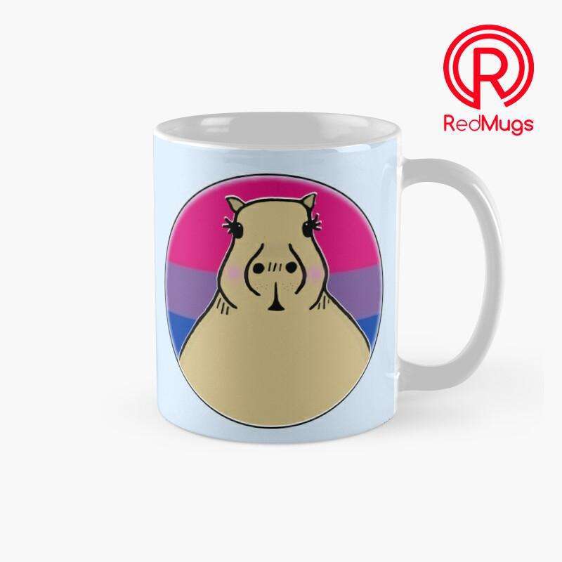 Promo Gelas Mug Cute Capybara In Bisexual Pride LGBTQIA+ Circle Masbro ...