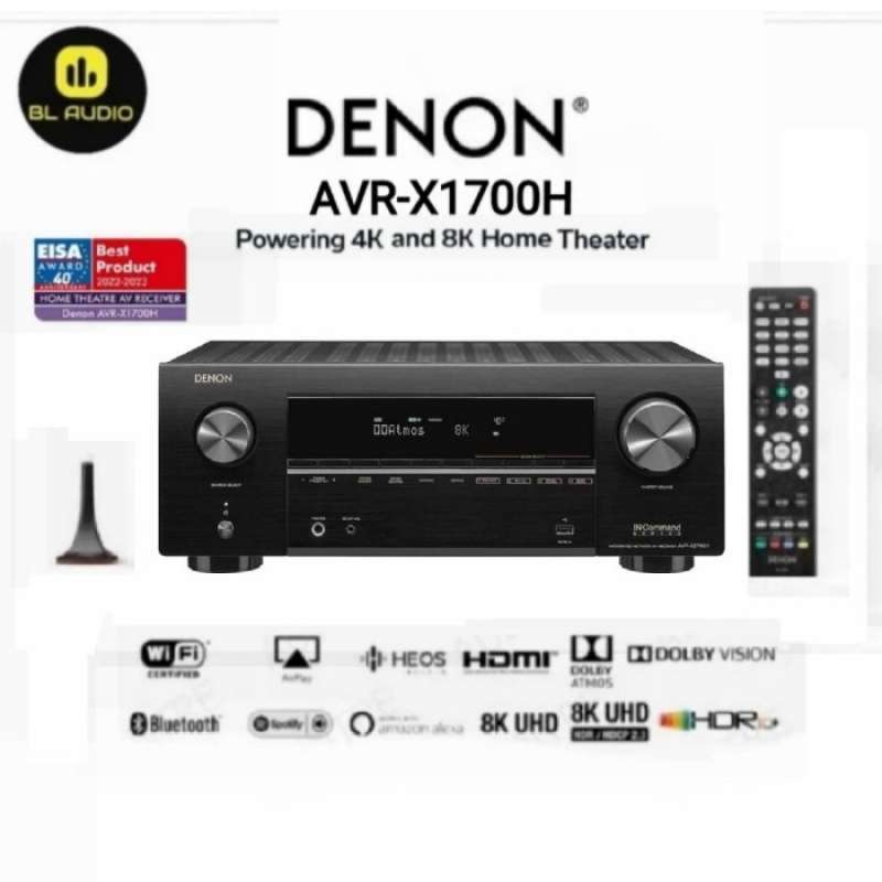 Promo Denon AVR X1700H avrx1700h Av Receiver Home theater 7.2 Dolby ...