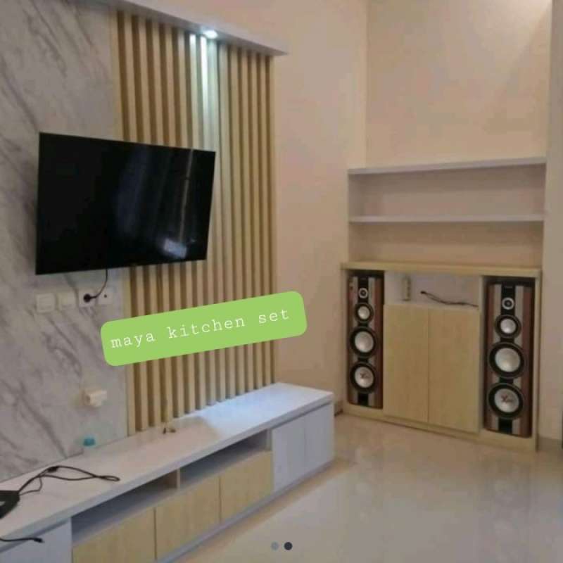 Promo Backdrop Tv Minimalis/rak Tv Diskon 35% Di Seller Root Riotz ...