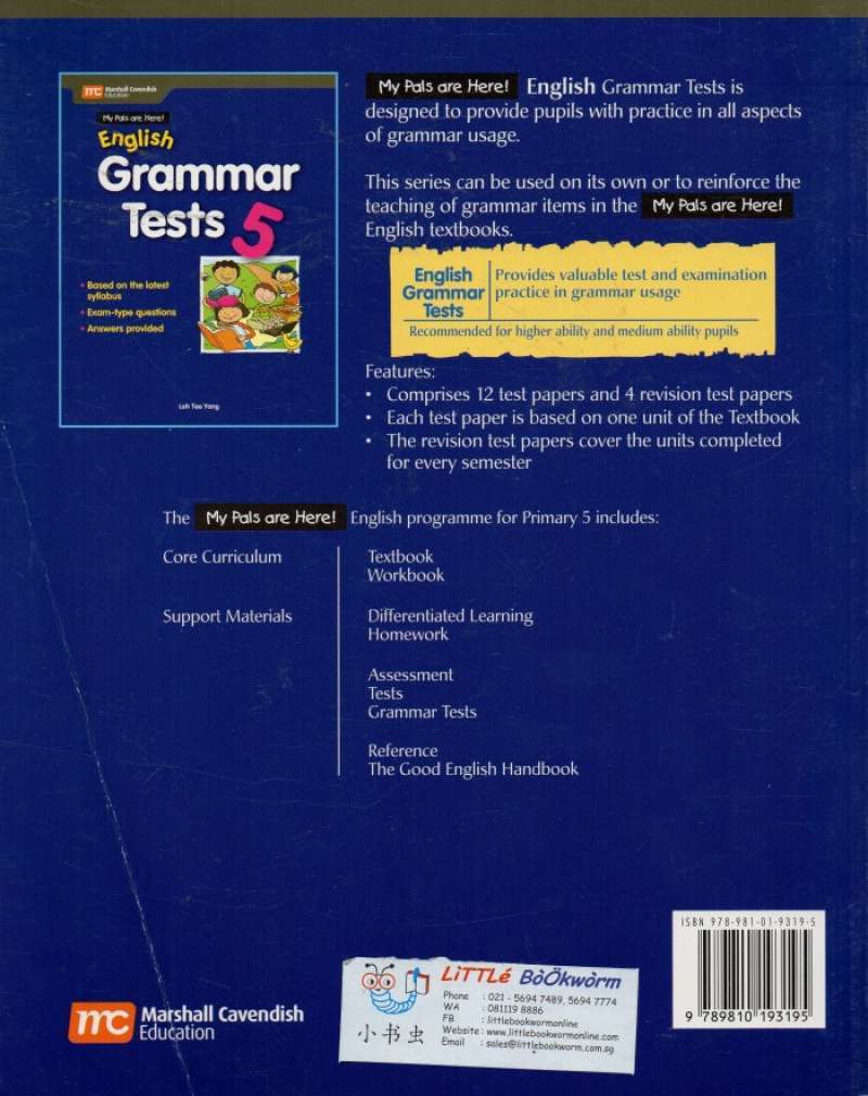 Jual Buku Impor MCE My Pals are Here! English Grammar Tests 5 di Seller ...