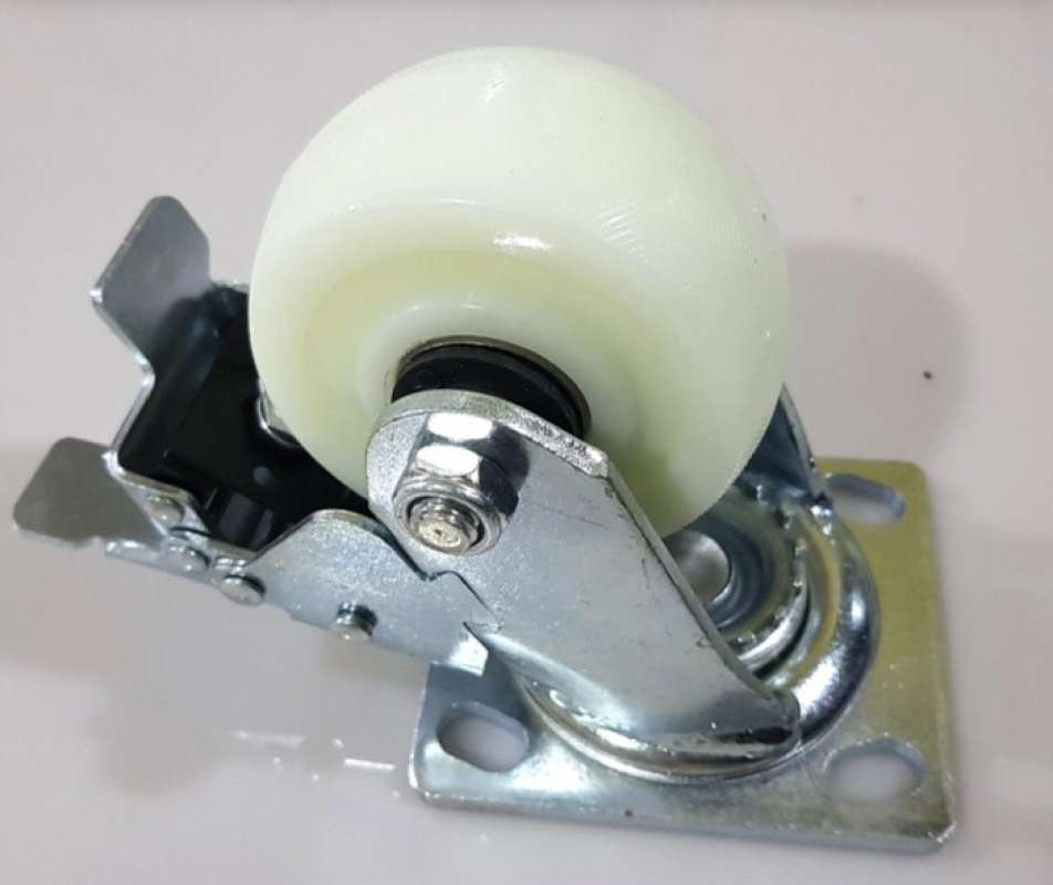 Promo roda nilon 4 inch putarrem /brake heavyduty Diskon 23% di Seller ...