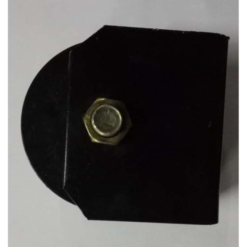 Jual Roda Pagar Besi As Hitam 10 Cm Jalur Rel Bulat Double Bearing Baru ...