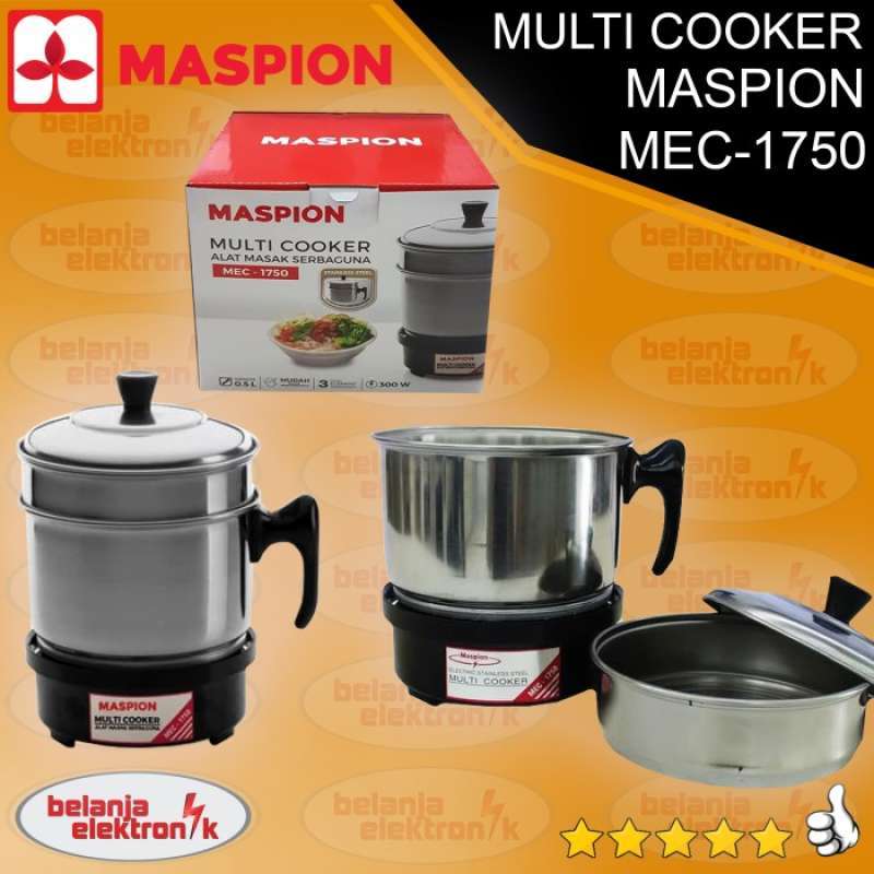 Jual Maspion Multi Elektrik Cooker Mec 1750 Panci Listrik 0.5 Liter Di ...