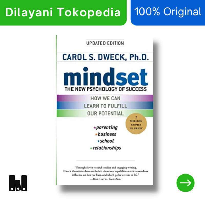 Jual Buku Import Mindset - Carol S. Dweck Original English Version Di ...