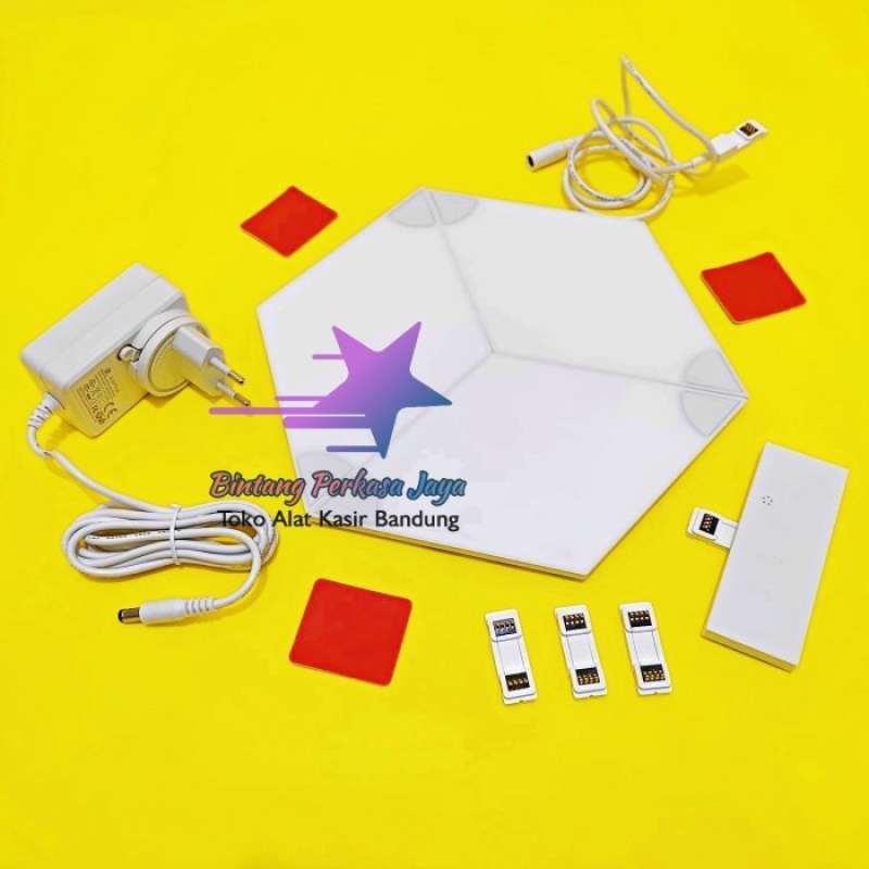 Jual Bardi Lampu Dinding Pintar Parallelogram Panel Starter Kit Rgb Di ...