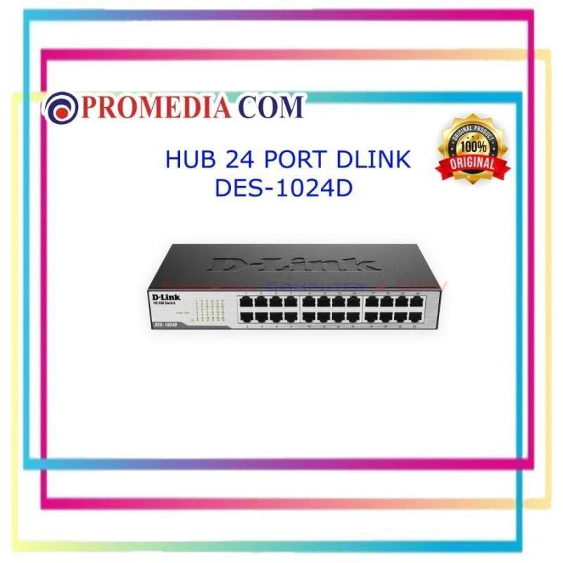 Jual Hub D Link 24 Port Des-1024d Di Seller Promedia Com - Promedia Com ...