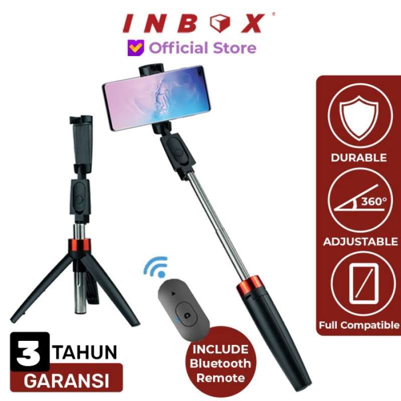Promo Inbox Ti 1 Selfie Stick Tongsis Bluetooth Tripod Hp Portable