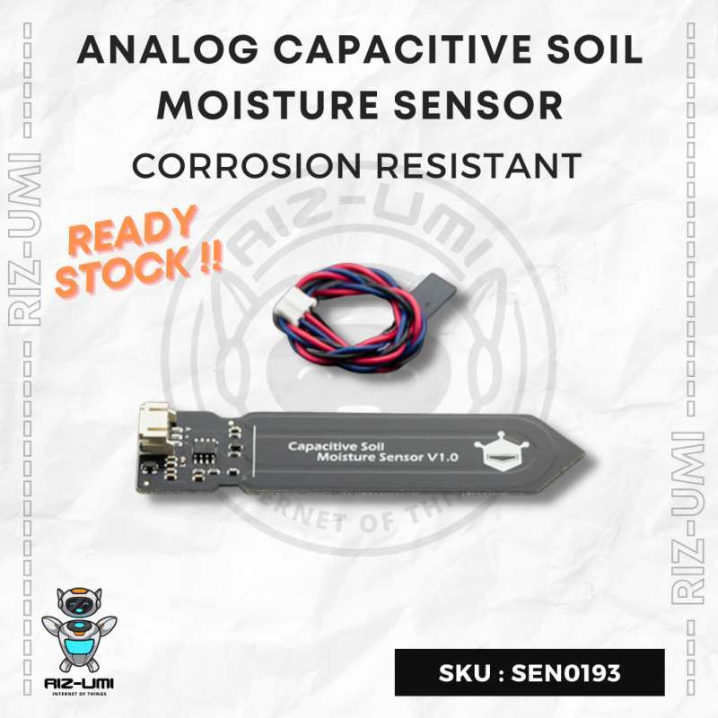 Jual Gravity: Analog Capacitive Soil Moisture Sensor- Corrosion ... Jual Gravity: Analog Capacitive Soil Moisture Sensor- Corrosion ...