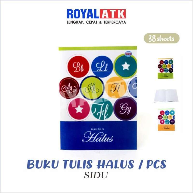 Jual Buku Tulis Halus Sidu 38 Lembar Buku Bergaris Garis 3 Sinar Dunia ...
