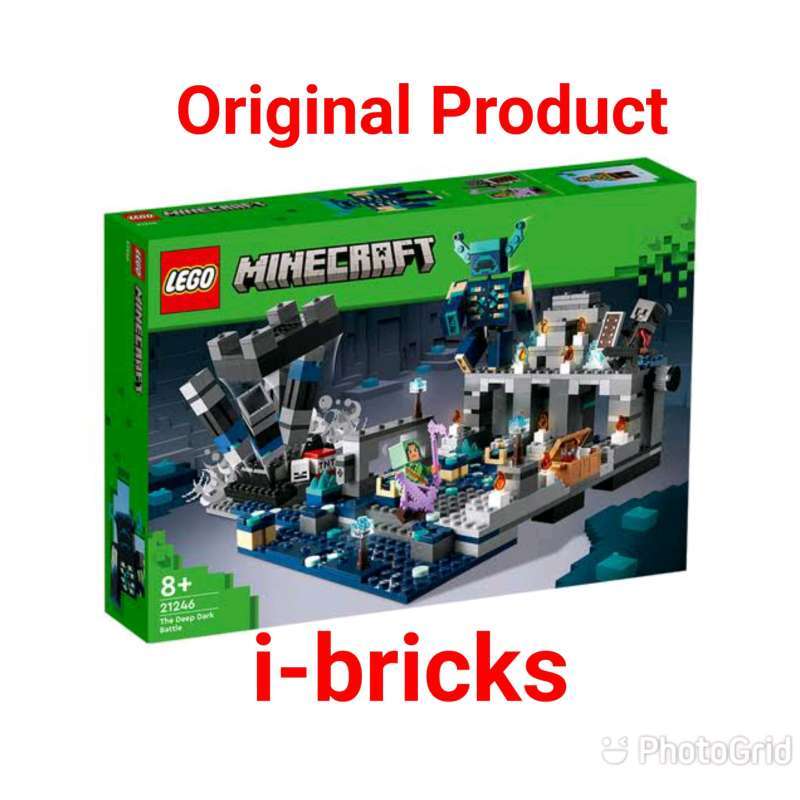 Jual Lego Minecraft 21246 The Deep Dark Battle di Seller I-Bricks ...