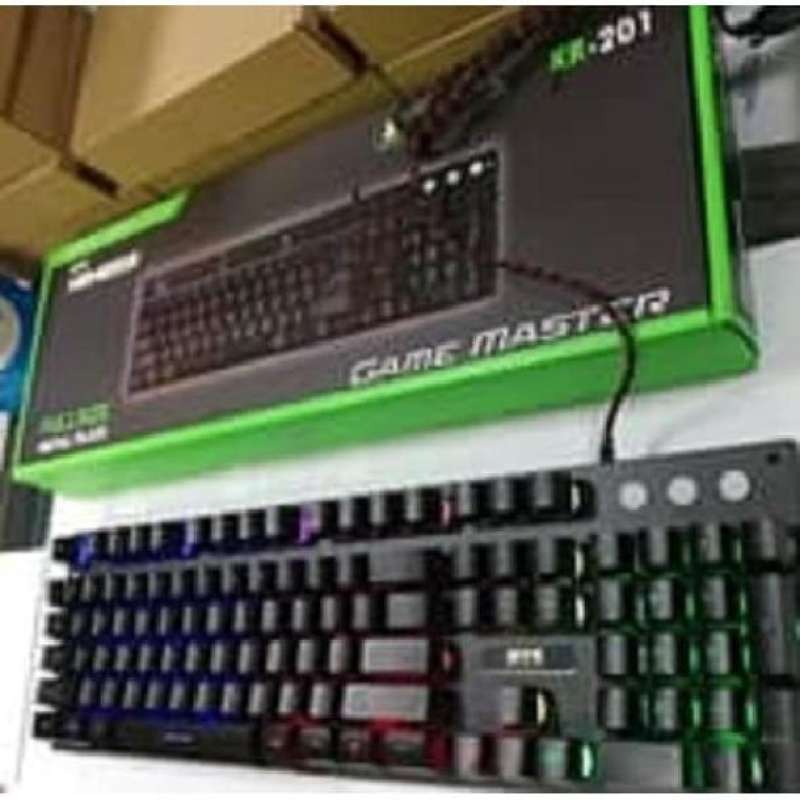 Jual Nyk Kr-201 Nemesis Keyboard Gaming Plat Besi Game Master Di Seller ...
