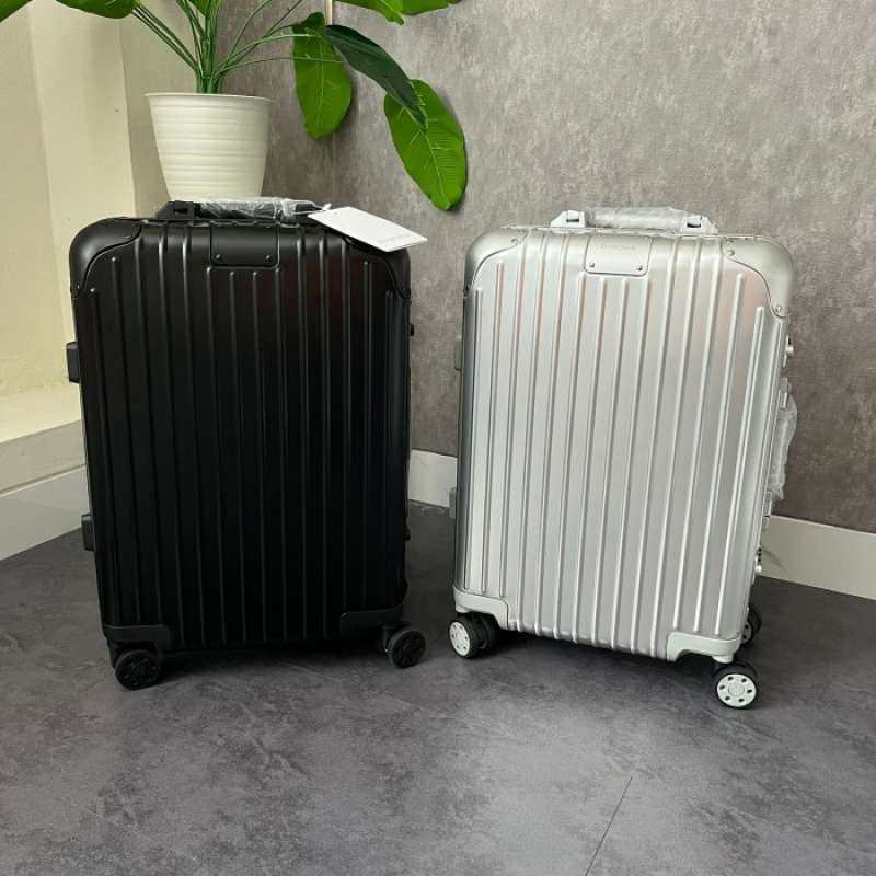 Promo Koper Rimow Travel Koper Cabin size 20 Koper Koper Hitam Silver ...