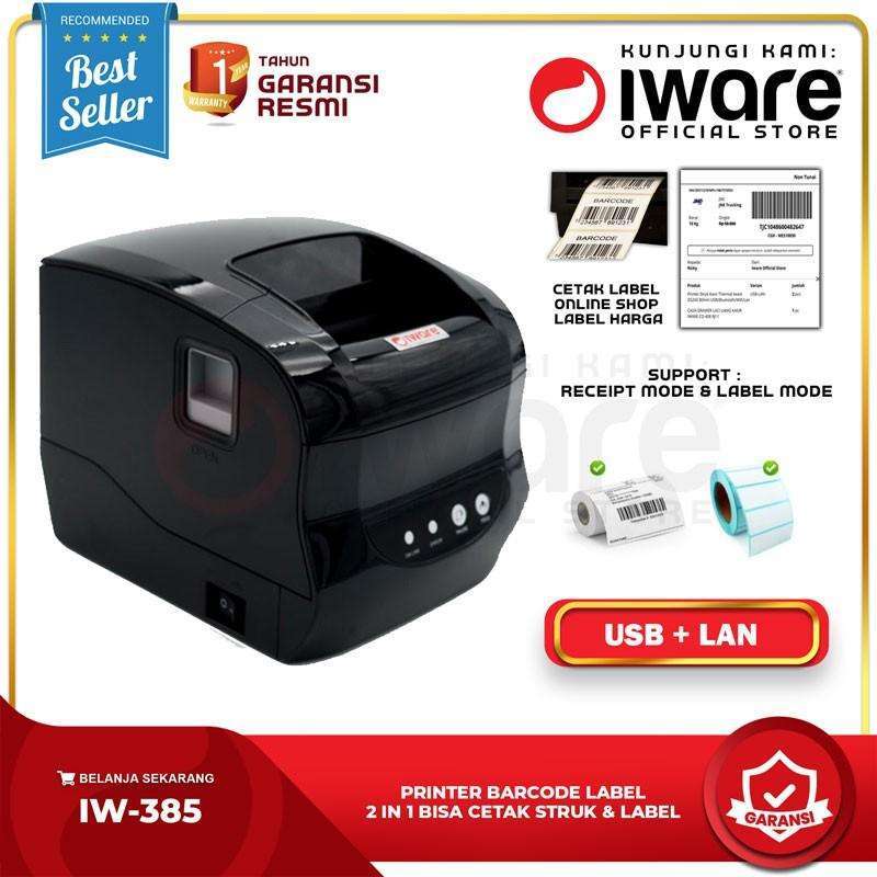Jual PRINTER THERMAL DUAL FUNGSI POS STRUK KASIR & BARCODE LABEL ...