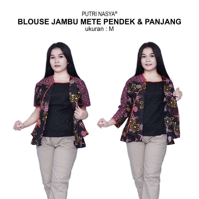 Promo Blouse Big Size Ld 140 Wanita Atasan Batik Jumbo S M L Xl 2l 3l