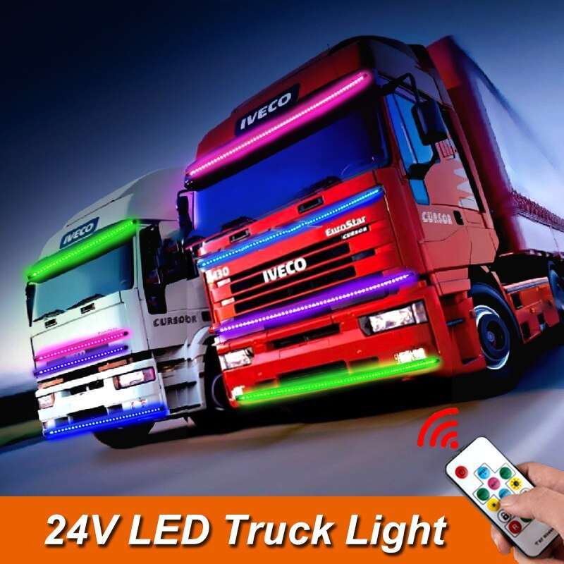 Jual New 24V LED Lampu Kilat Truk Sekitar Lampu Pintu Bumper Atap 1M 1 ...