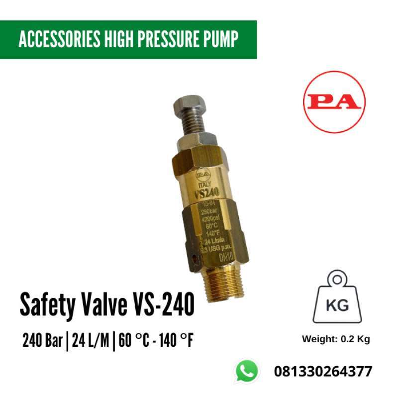 Promo Safety Valve VS-240 Diskon 33% di Seller Toko Diranata - Tugu ...