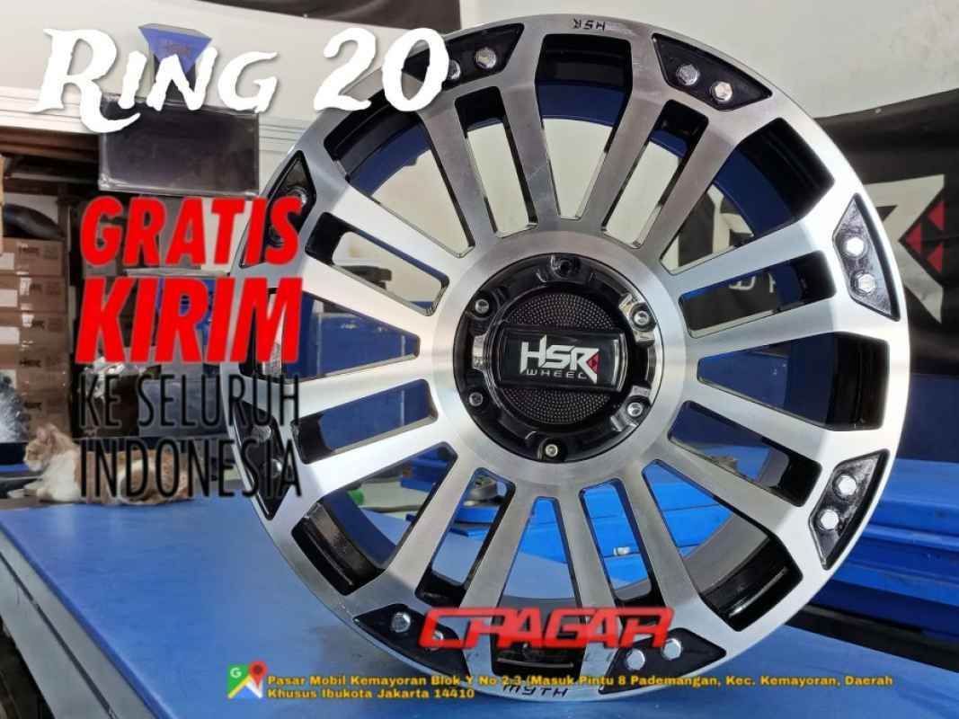 Jual Velg Mobil Jeep Wrangler Jk Ring 20 R20 Hsr Myth05 R20 Rubicon ...