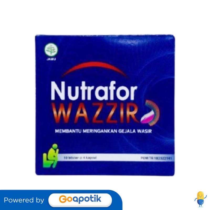 Jual Nutrafor Wazzir Box 40 Kapsul Di Seller Apotek Raya Gandul ...