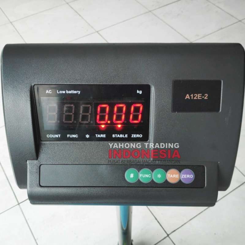 Jual Timbangan Barang Digital Bench Scale A12e Dual Display 150kg 200kg ...