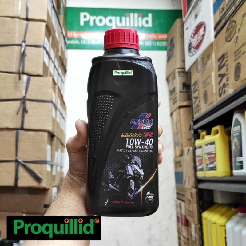 Promo Axson Full Synthetic Oil 10w-40 Oli Mesin Motor Matic 4t 4 T ...