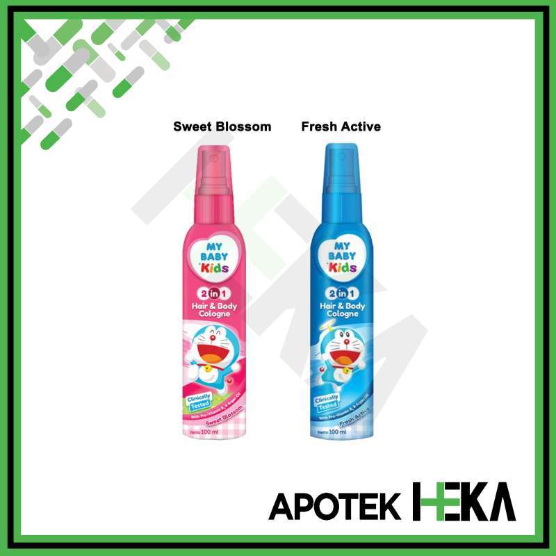 Jual My Baby Kids Cologne 2in1 100 Ml Fresh Active Sweet Blossom Pink ...