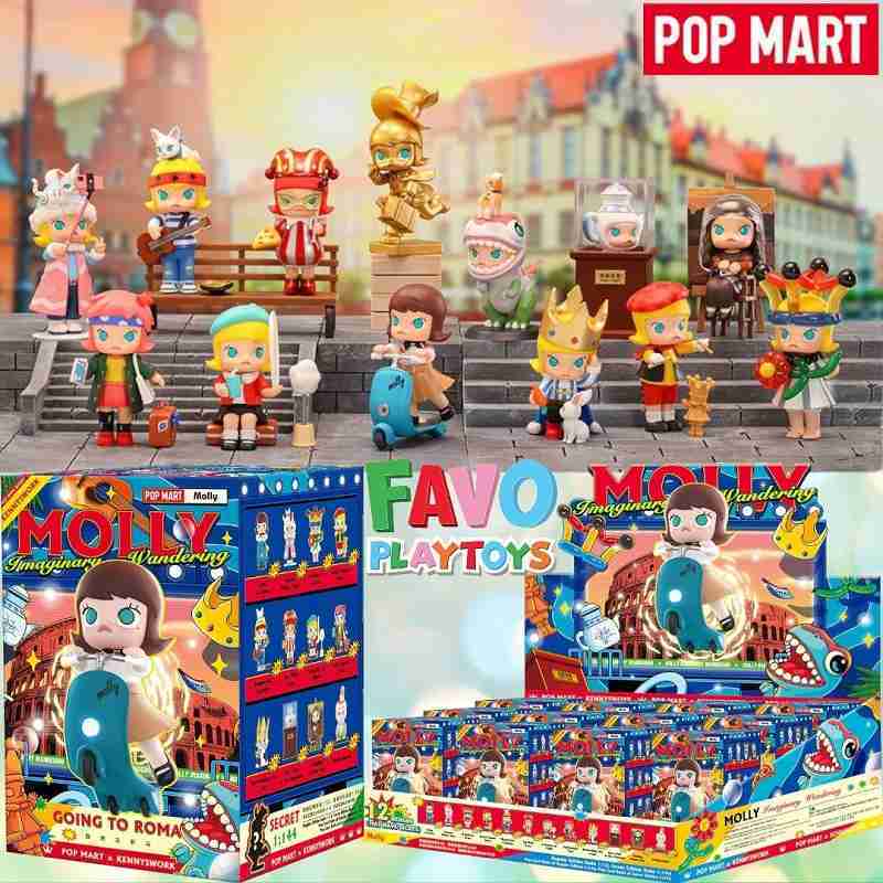 Jual Pop Mart X Molly Imaginary Wandering Series Blindbox Figure Set Di Seller Favo Playtoys ...