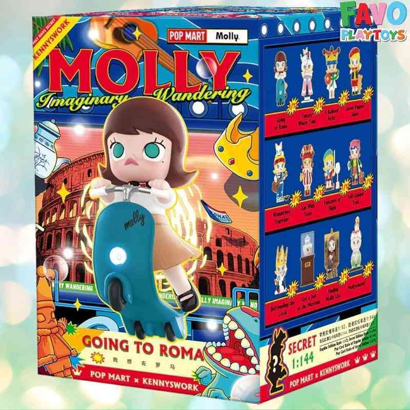 Jual Pop Mart X Molly Imaginary Wandering Series Blindbox Figure Set Di ...