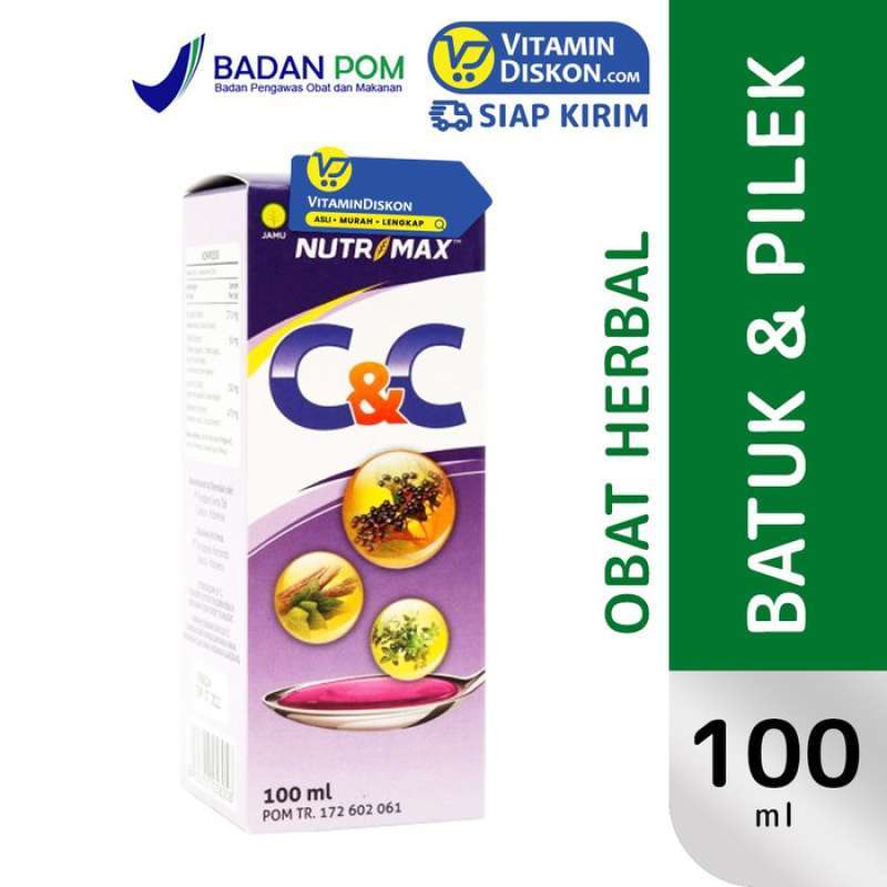 Jual Nutrimax Obat Batuk Dan Pilek Herbal C And C Syrup [100 mL] di ...