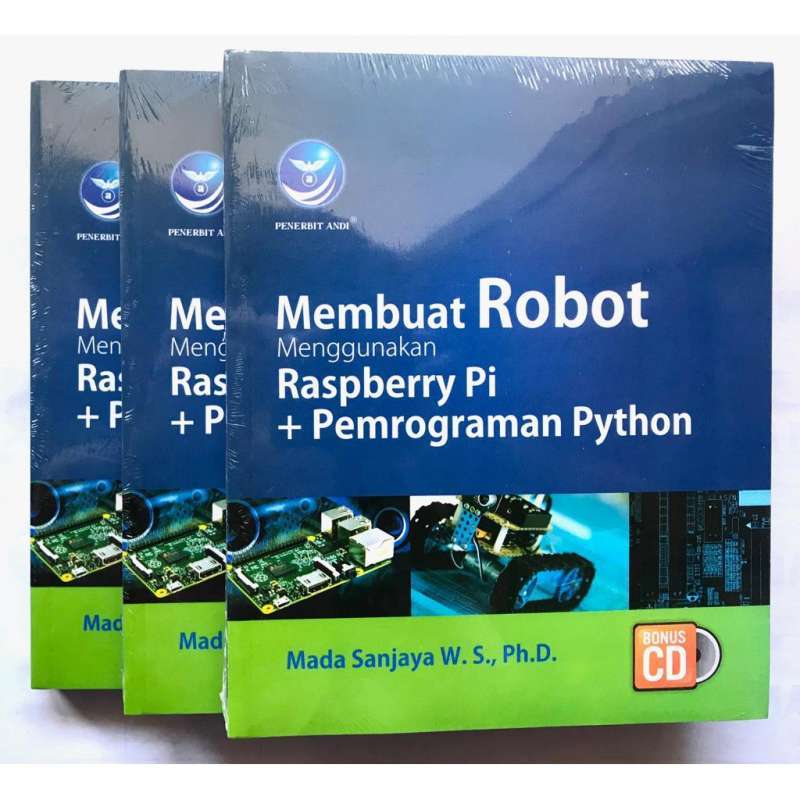 Jual Cara Membuat Robot Menggunakan Raspberry Pi Pemrograman Pythoncd Multicolour Di Seller