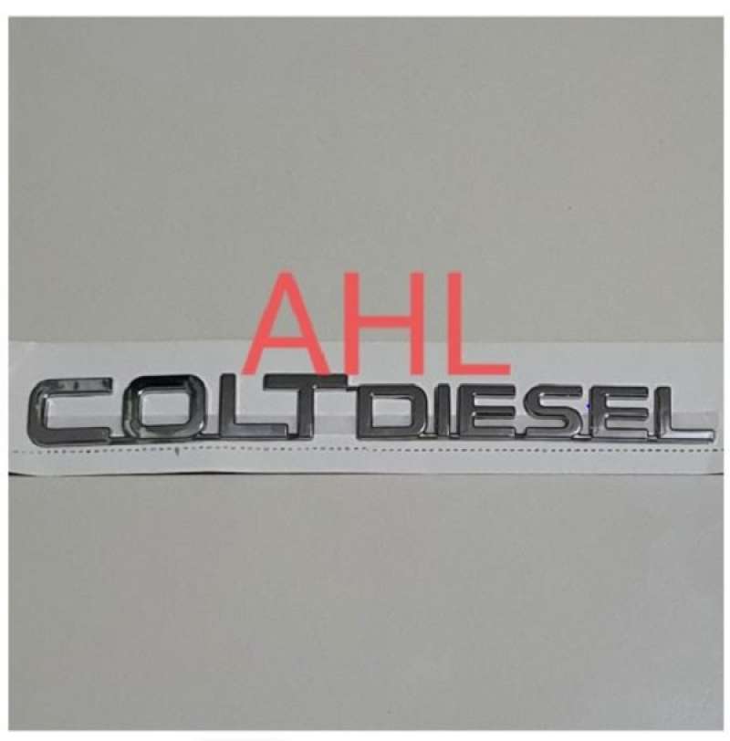 Jual Emblem Mitsubishi Colt diesel / Logo Colt Diesel Canter Chrome di ...