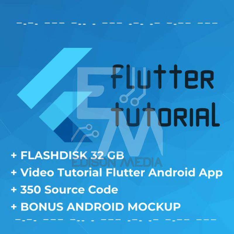 Jual Project FLASHDISK 32 GB Video Tutorial Flutter Android App 350 Source Code di Seller P ...