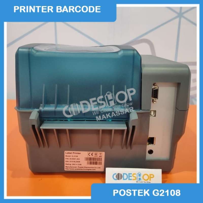 Jual Mesin Printer Label Barcode Tag Barang Postek G2108 | Postek G 2108 Di Seller Codeshop ...