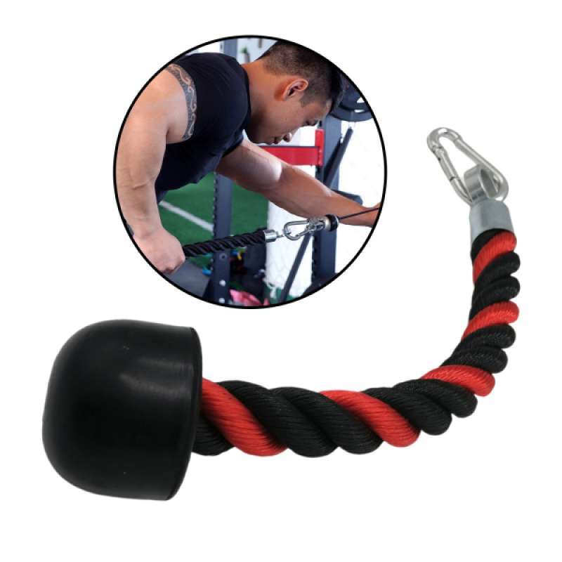 Jual OEM Fitness Single Gym Lat Triceps Rope Cable Attachment Pull Down ...