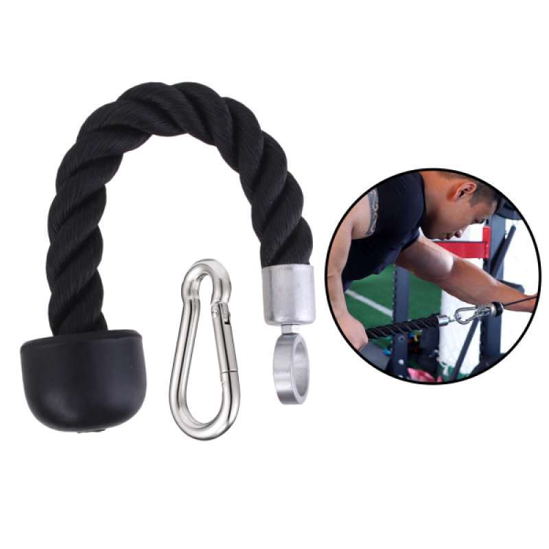 Jual OEM Fitness Single Gym Lat Triceps Rope Cable Attachment Pull Down ...