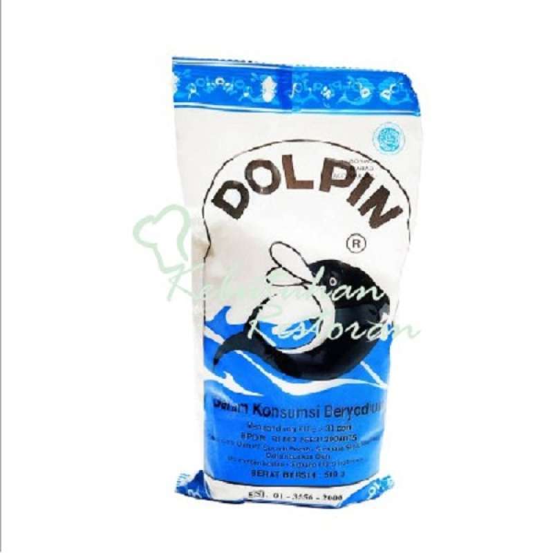 Jual 500g Garam Konsumsi Beryodium Dolphin / Garam Halus / Kebutuhan ...