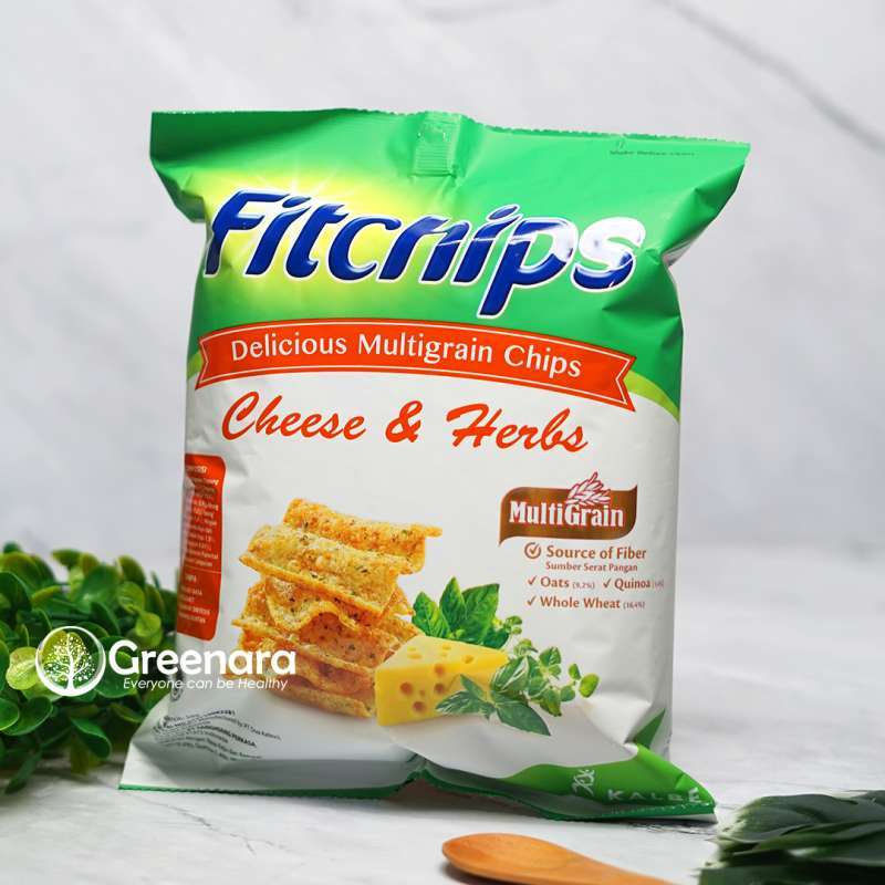 Jual FITCHIPS Snack Sehat Multigrain - CHEESE HERBS di Seller GREENARA ...