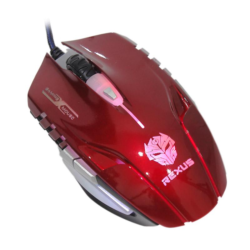 Jual Serba 11 - REXUS RXM-X5 Xierra Series Gaming Mouse - Red di Seller ...