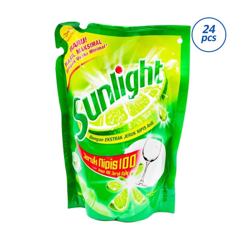 Jual Sunlight Lime Cairan Pencuci Piring [400 mL/ 24 pcs] di Seller ...