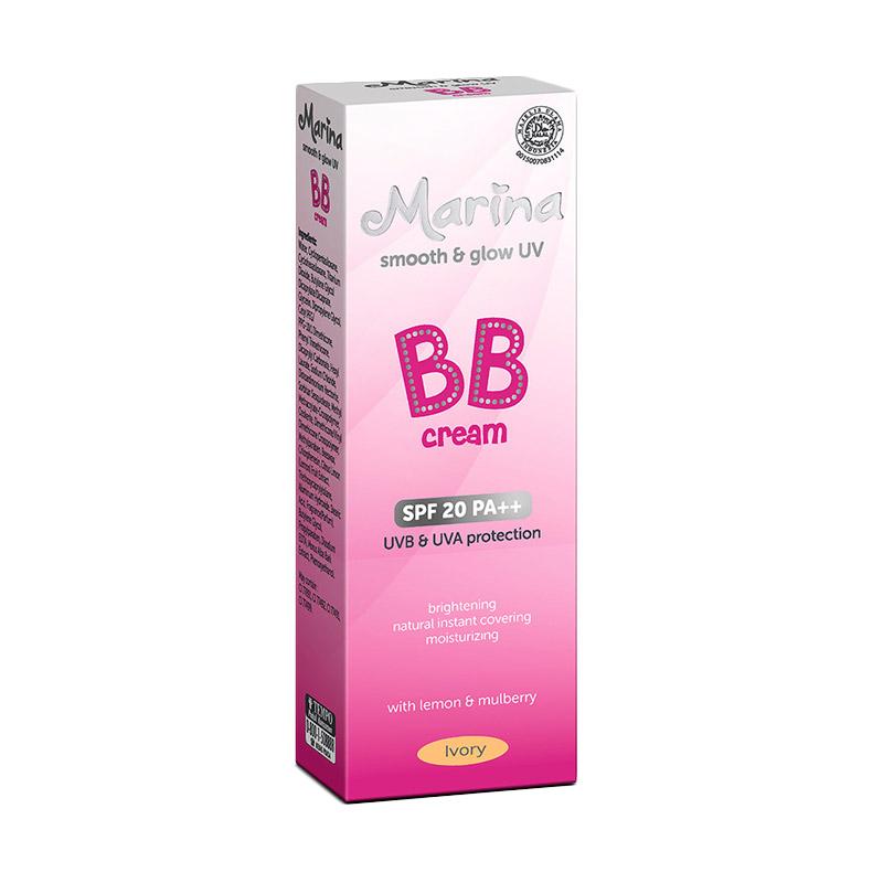 Jual Marina Smooth & Glow UV BB Cream SPF 20 PA++ - Ivory [20 mL] di Seller Tempo Store Health ...