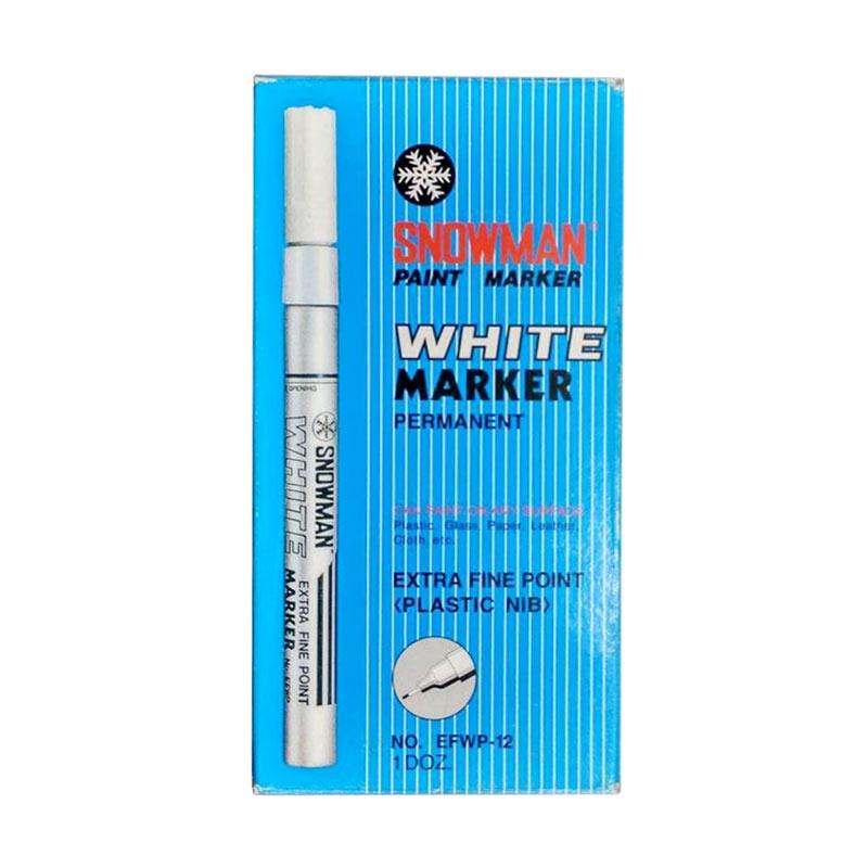 Jual Snowman Paint Marker White Original Harga Termurah Juni 2024 | Blibli