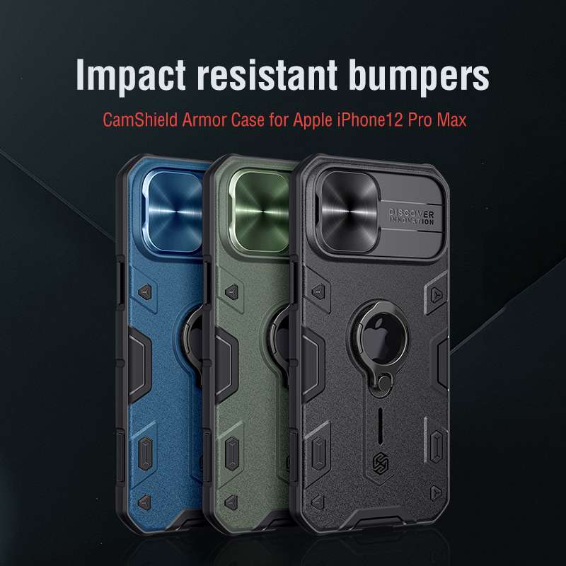Promo Case iPhone 12 Pro Max (6.7) Nillkin CamShield Armor (Logo Cut ...