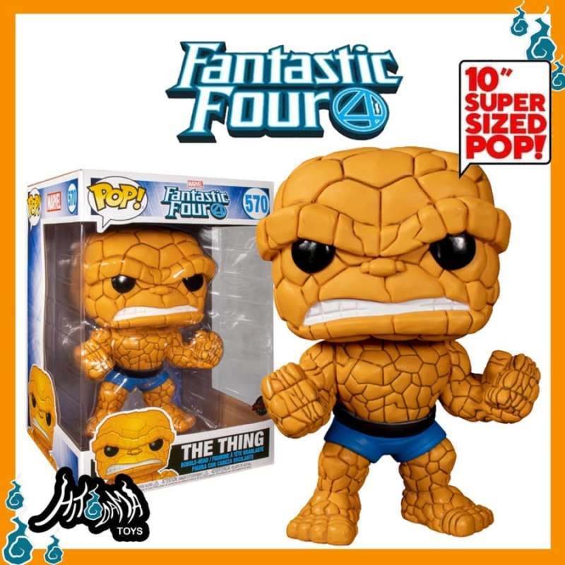Jual Funko Pop! Marvel - Fantastic Four The Thing 10 Inch 570 Comic ...