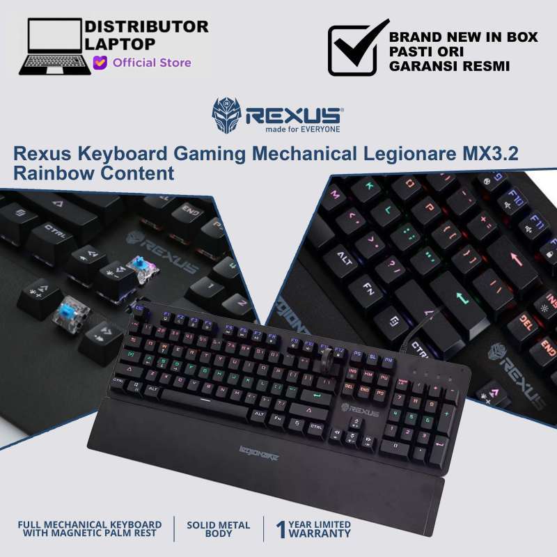 Jual Rexus Legionare MX3.2 - Mechanical Gaming Keyboard di Seller ...
