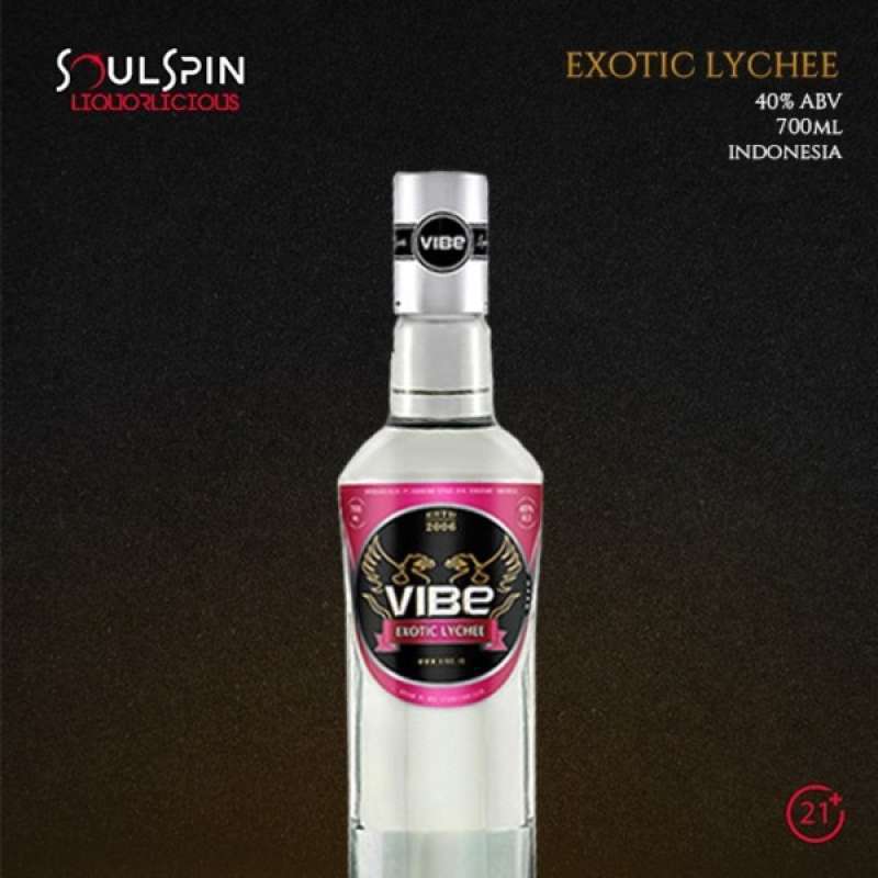 Jual Vibe Exotic Lychee Liqueur 700ml / ABV 40% [ 1 botol ] di Seller ...