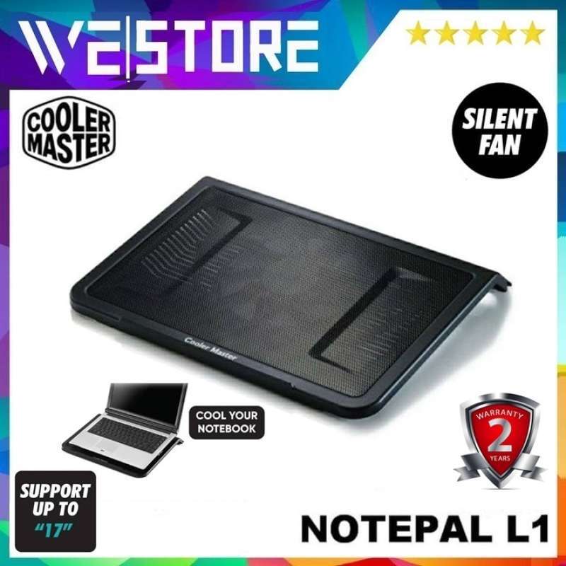 Promo Cooler Master Notepal L1 Black Cooling Pad Diskon 33% di Seller ...