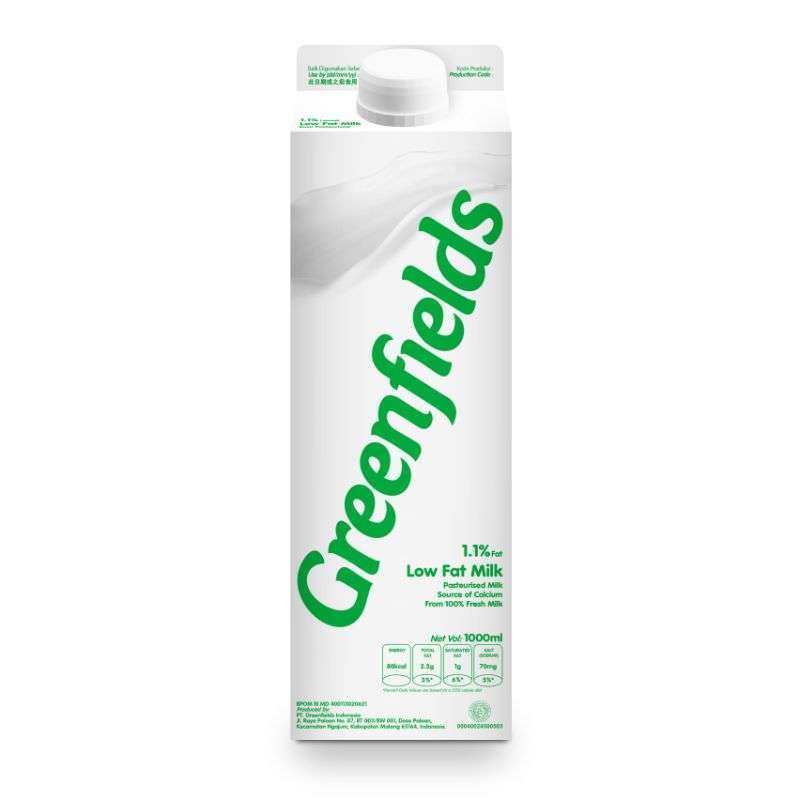 Jual Greenfields Fresh Milk Low Fat [1000 Ml] Di Seller Baji Pamai ...
