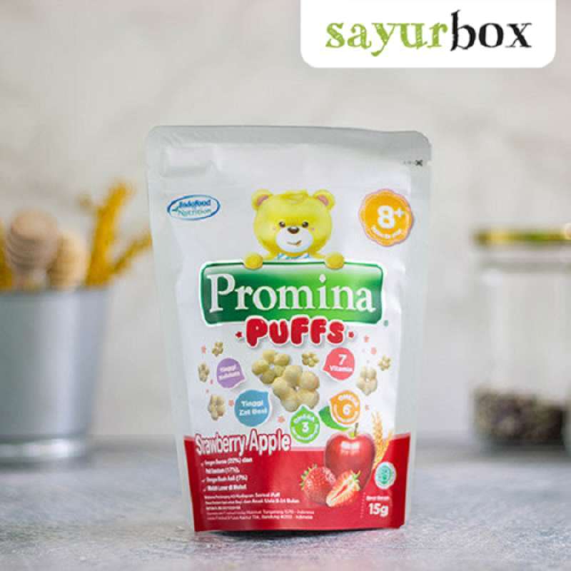 Jual Promina Puffs Strawberry Apple 15 gram Sayurbox - JKT di Seller ...